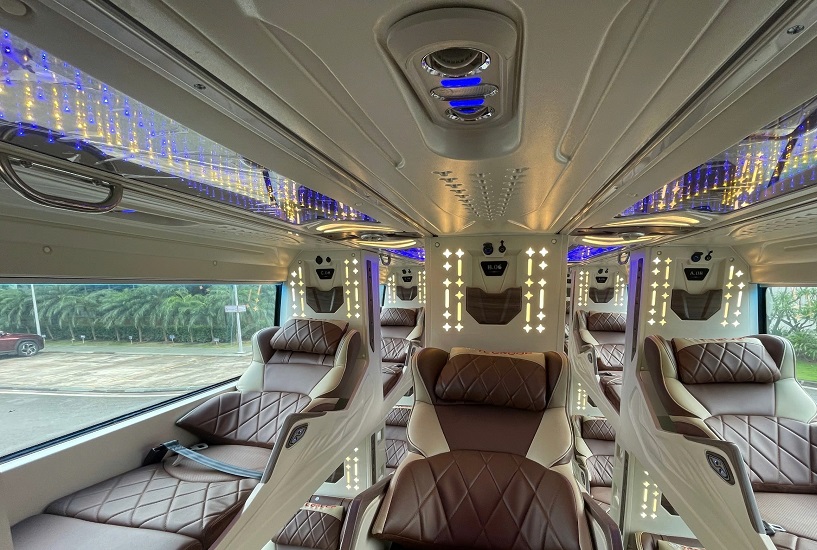 Xe giường nằm cao cấp HYUNDAI mobistar Mẫu 24 phòng và 34 phòng Vip