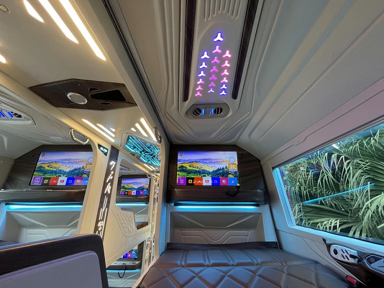 Xe giường nằm cao cấp HYUNDAI mobistar Mẫu 24 phòng và 34 phòng Vip